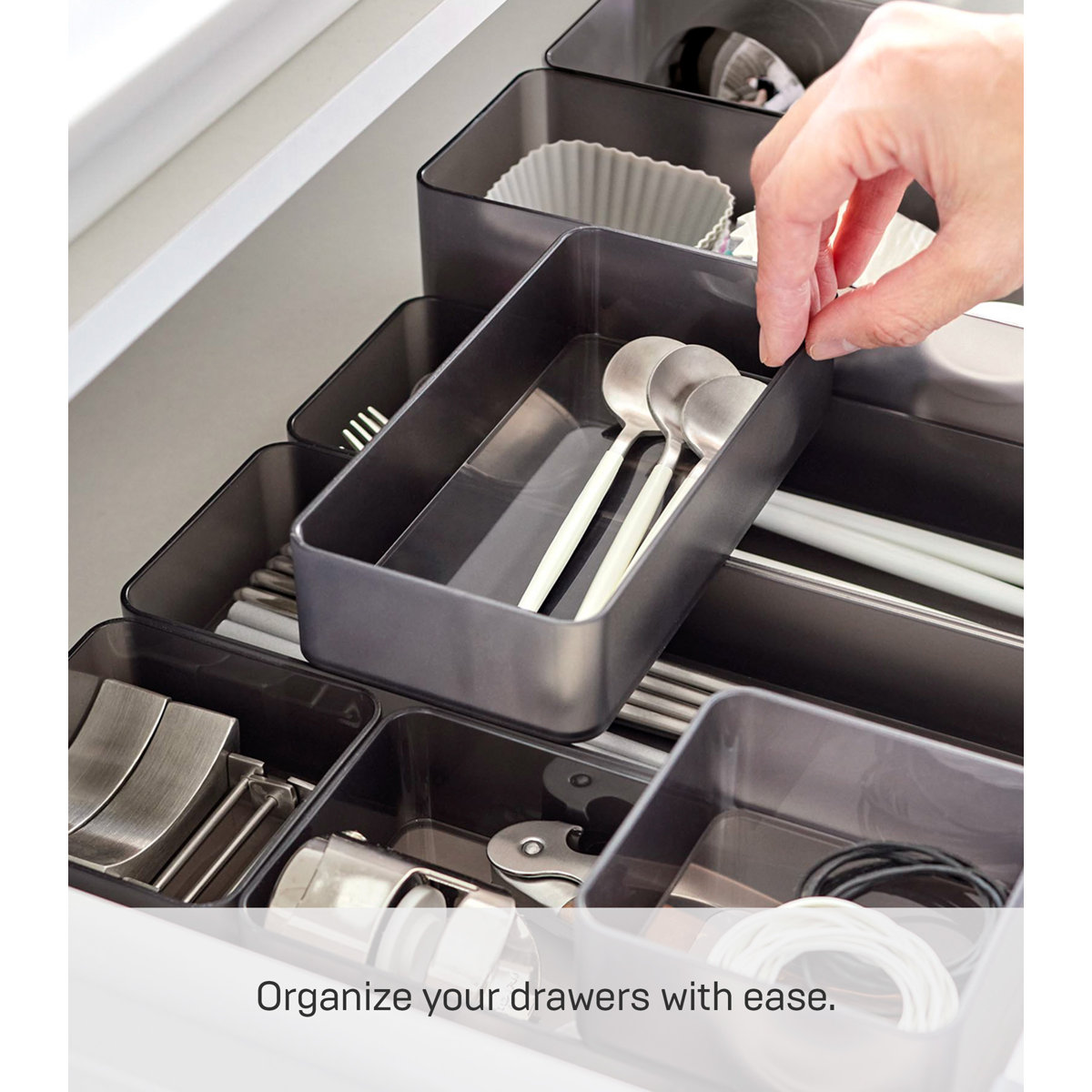 Yamazaki Home Stackable Organizers [Set Of 2] - Four Sizes, Medium ...